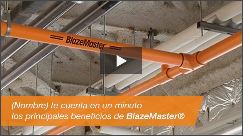BlazeMaster® CPVC Sistemas de protección contra incendios